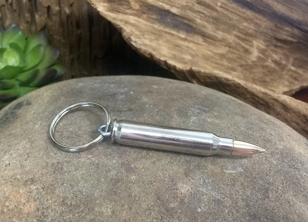 AR-15 223 Bullet Keychain, Brass or Nickel – Bullet Designs® Inc.